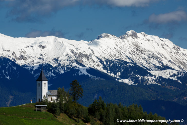 How to Photograph Jamnik Church view in Slovenia.