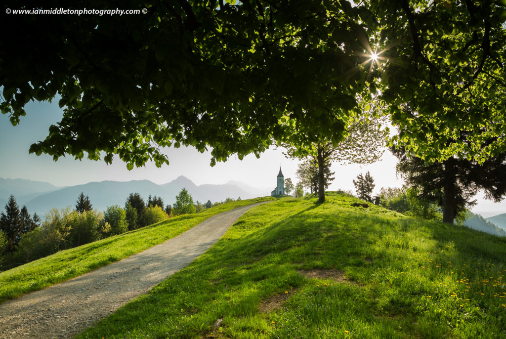 How to Photograph Jamnik Church view in Slovenia.